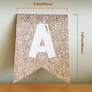 Just Married Banner Wedding Party Banner Just Married Signs Gold Wedding Reception Party for Bridal Shower Decorations