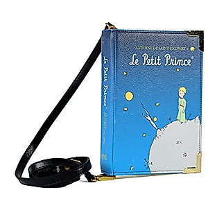 Well Read Little Prince Large Book Themed Purse for Literary Lovers - Ideal Literary Gift for Book Club, Readers, Authors & Bookworms - Handbag & Crossbody Bag