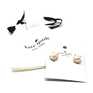 Kate Spade New York Cream Pearl Gold Plated Stud Earrings
