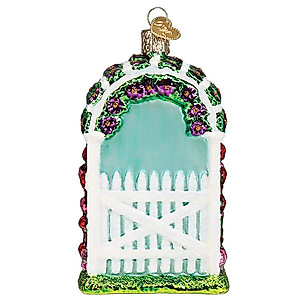 Old World Christmas Ornaments Garden Trellis Glass Blown Ornaments for Christmas Tree