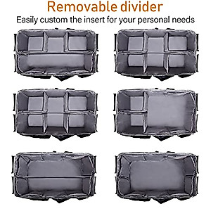 Craft Organizers Crafting Supplies Tote Art Supply Bag Planner Caddy Storage Craft Tote Scrapbook Bags Crafts Supply Carrier Handle Organization Black Flower