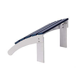 Aoodor Outdoor Adirondack Ottoman - Weather-Resistant HDPE Patio Footrest for Ultimate Relaxation