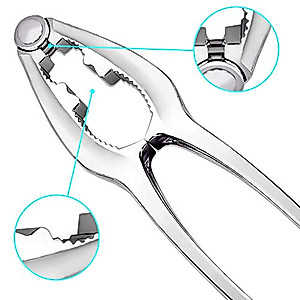 Crab Crackers and Tools Stainless Steel Lobster Crackers and Picks Set Forks Nut Cracker Set Opener Shellfish Lobster Crab Leg Crackers