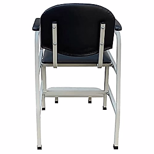 Helsevesen Heavy Duty Steel Frame Hip High Chair with Comfortable Padded Seat,Weight Capacity 500lbs