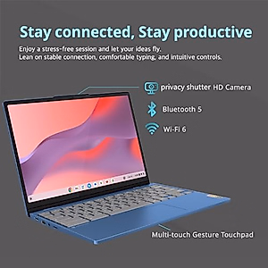 Lenovo Flex 3i 2-in-1 Chromebook Tablet - 12.2" Touchscreen, Wi-Fi 6, USB-C, Long Battery Life, HDMI, 4GB RAM, 64GB eMMC - Kids Laptop