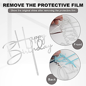 23pcs Disco Ball Cupcake toppers Happy Birthday Cake Topper 1970s Disco Ball Cake Picks Theme Cake Decor for Disco Theme Party Favor