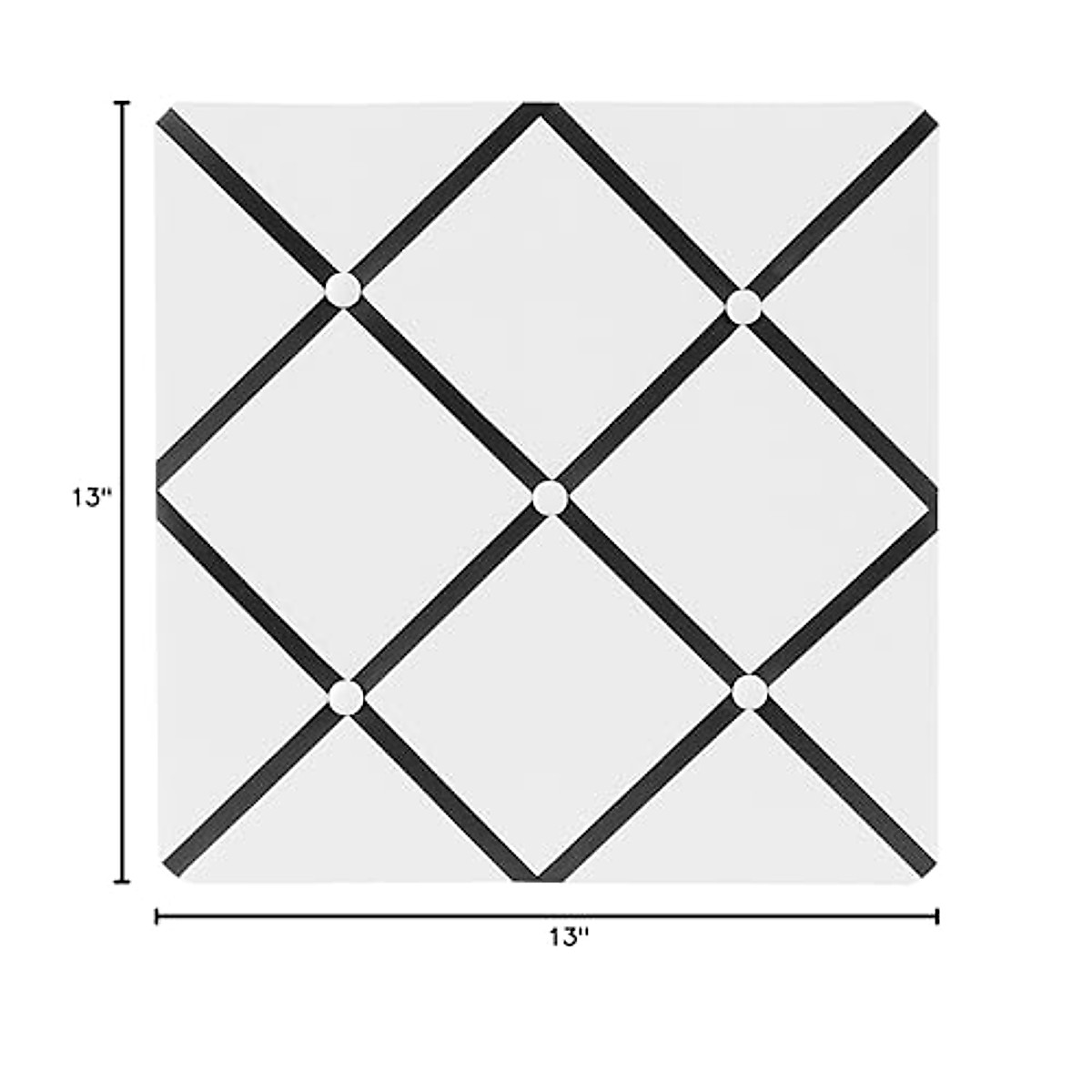 White and Black Hotel Fabric Memory/Memo Photo Bulletin Board by Sweet Jojo Designs