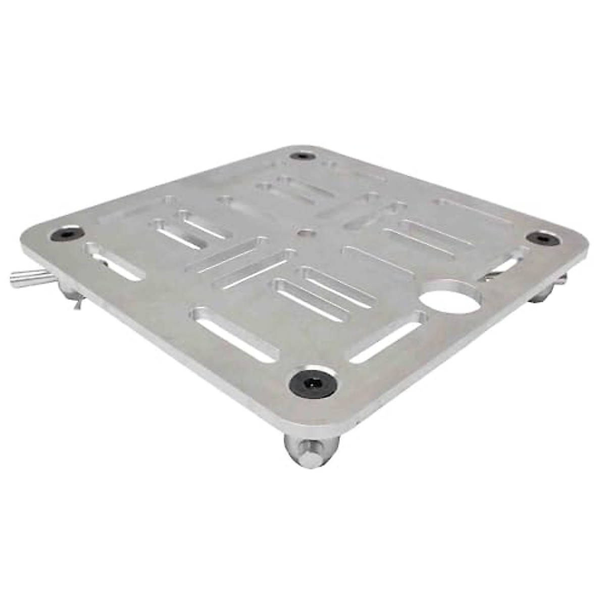 ProX XT-BP12AH 12" Aluminum 8mm Slotted Holes Truss Top Plate for F34 F32 F31 Conical Square Truss with Twist Locks and Connectors