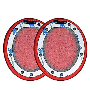 Studio3.0 Replacement Ear Cushions Studio2.0 Ear Pads Compatible with Beats Studio 2, Beats Studio 3 Headphones (Red)