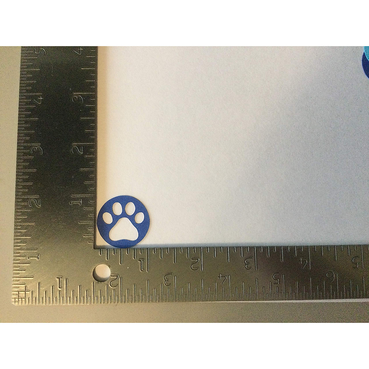 Blue Paw Print Confetti Blue Birthday Party Blue Paw Print Decorations 100 Pieces