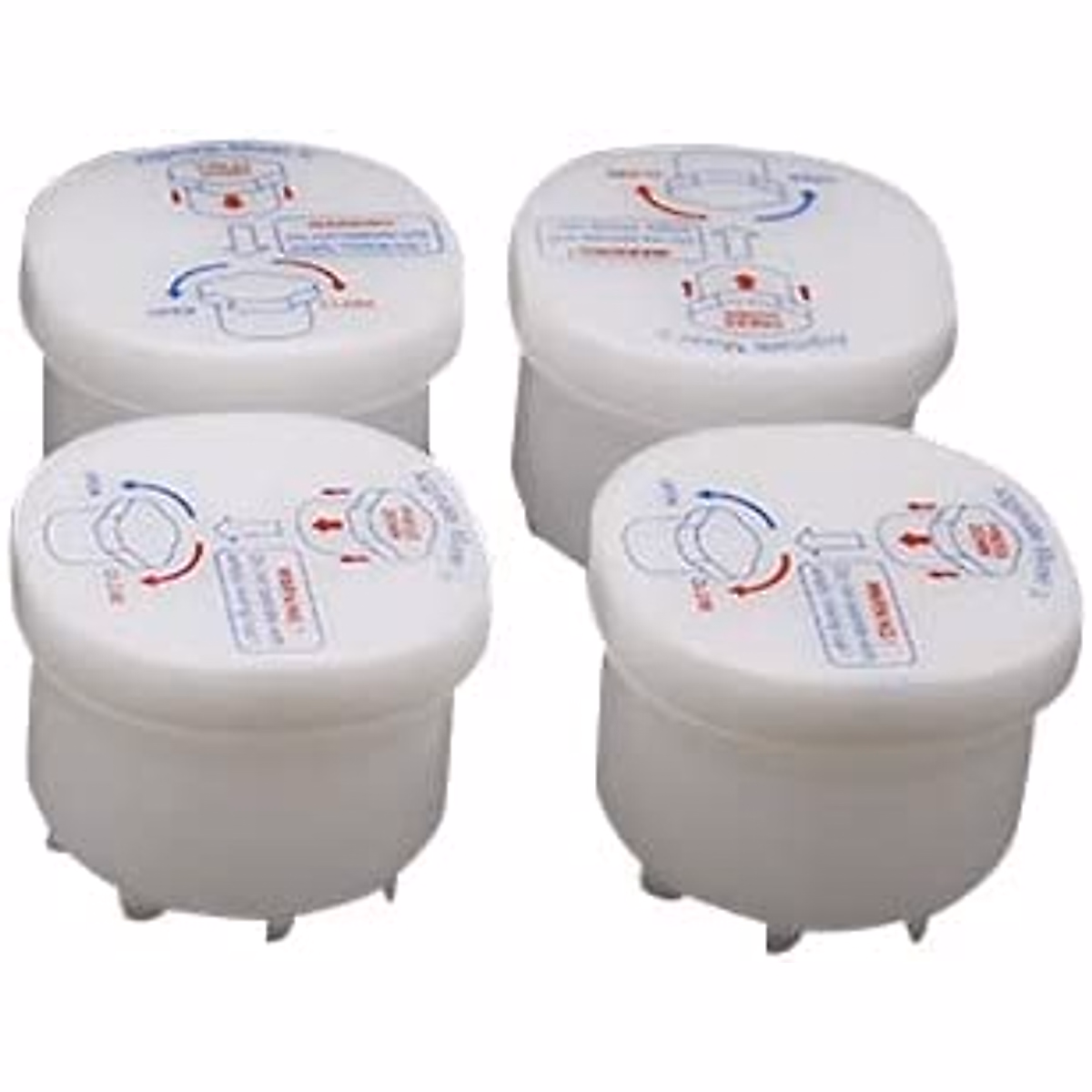 Dental Automatic Impression Material Gypsum Plaster Cups for Alginate Mixer Algimax II GX300(4)