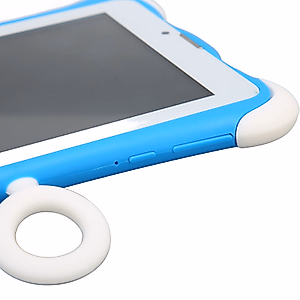 7 Inch Toddler Tablet, Kids Tablet Blue Dual SIM Card Dual Standby Dual Camera Eye Protection 3GB RAM 32GB ROM for Education (US Plug)