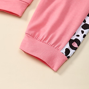 Jeinxcn Toddler Little Girl Clothes Long Sleeve T-Shirt Tops Pants Outfits Set 3-4T