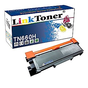LinkToner Double High Yield TN660 H Compatible Toner Cartridge for Brother TN-630 & TN-660 BK Laser Printer HL-L2300D, HL-L2305W, HL-L2315DW