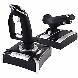 Flight Simulator, PXN 2119Pro Flight Stick, Flight Joystick with Custom Button & Vibration Function, Suitable for PS4 / Xbox One/PC Windows 2000/XP/7/8/10（NOT Support Mac 、Xbox Series S/X、PS5）