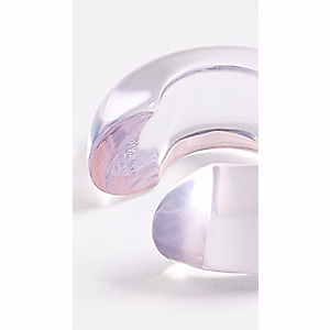 Lizzie Fortunato Women's Arc Cuff in Lilac, Lavender, Purple, Clear, One Size