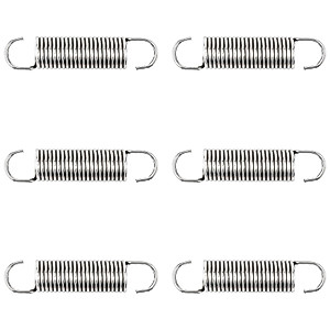 GNPADR 3inch(6Pcs) Stainless Steel Protective Coated Replacement Furniture Tension Springs for Recliner Sofa Bed