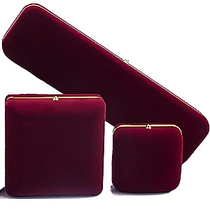 Self Adhesive Velvet Fabric StickyFelt Sheets ，Jewelry， Drawer Liners Craft Fabric Peel and Stick Paper 17.78 x 199.78 cm(Red)