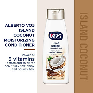 VO5 Conditioner Silky Experience Island Coconut 12.5 Oz (Packaging May Vary)