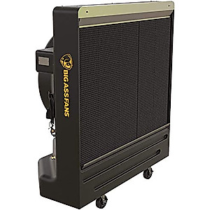 Big Ass Fans Cool-Space 400 Portable Evaporative Cooler, 36 Inch Diameter Fan, Indoor or Outdoor Use, Continuous or Fillable (46 Gallon Capacity), Variable Speed