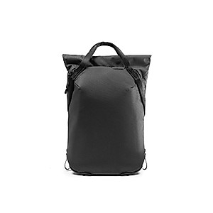 Peak Design Everday Totepack 20L Black, Urban Travel or Photo Carry (BEDTP-20-BK-2)