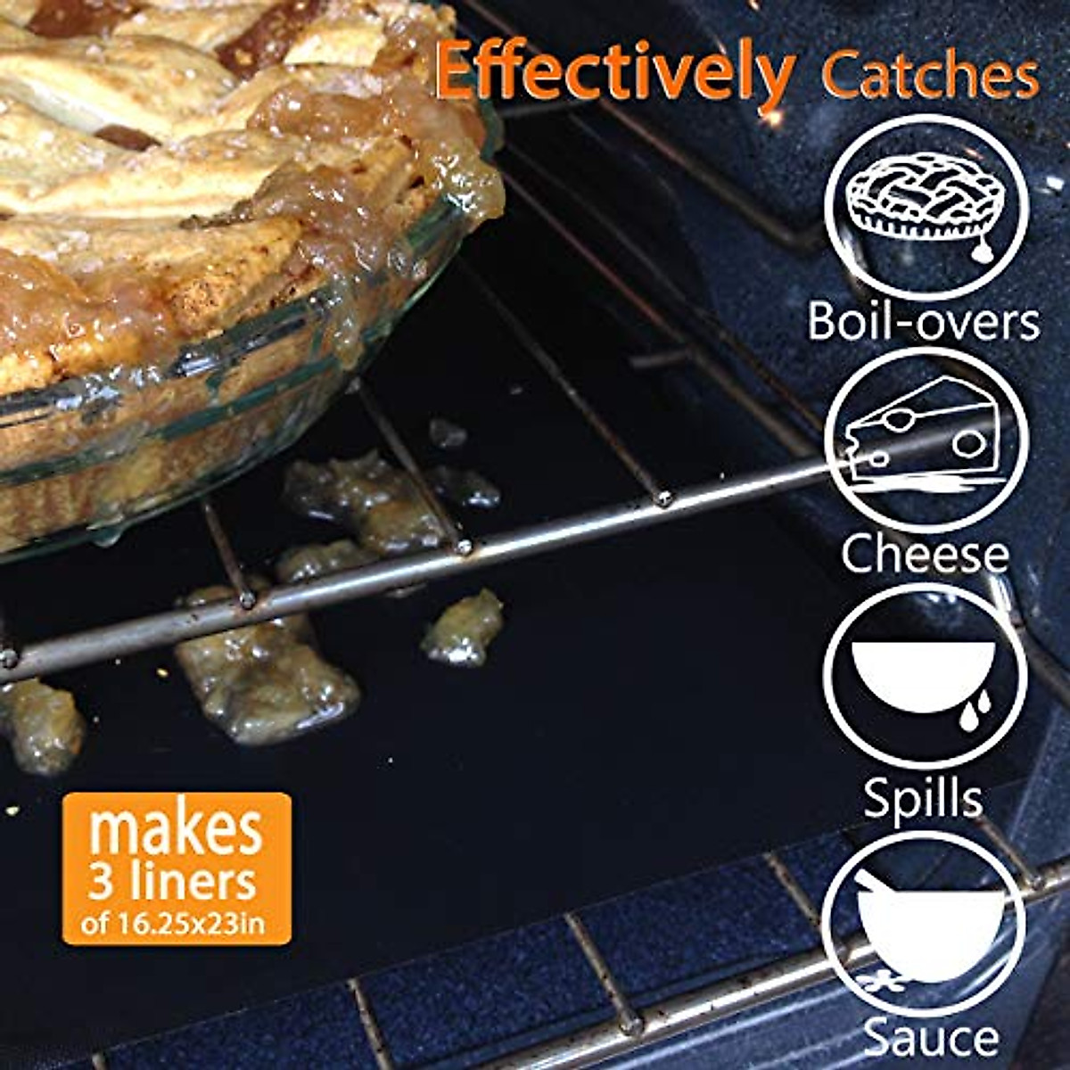 Oven Liner Roll for Various Ovens StoveTop Grills