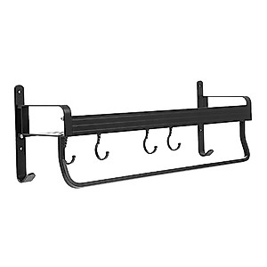 Cabilock 1 Set Nail Free Rack Shelves for Storage Wall Mounted Storage Hangers Wall Mounted Clothing Rack Bathroom Wall Shelf Bathroom Storage Organizer Bath Towel Holder Nail-Free Rack