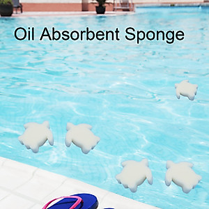 Ukulork 18/24 Pack Pool Oil Absorbing Scum Sponge, Hot Tub Scum Absorber, Hot Tub Accessories for Swimming Pool and Spa