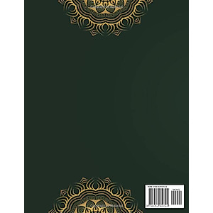 Five Year Planner 2024-2028 Monthly: 5 Year Planner and Monthly Calendar , Five year planner , 60 Months Calendar , Gold Modern Mandala Cover (2024-2028 Monthly Planner)