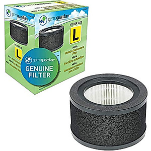 Germ Guardian True HEPA Filter Air Purifier with FLT4200 Genuine True HEPA Air Purifier Replacement Filter L for GermGuardian AC4200W