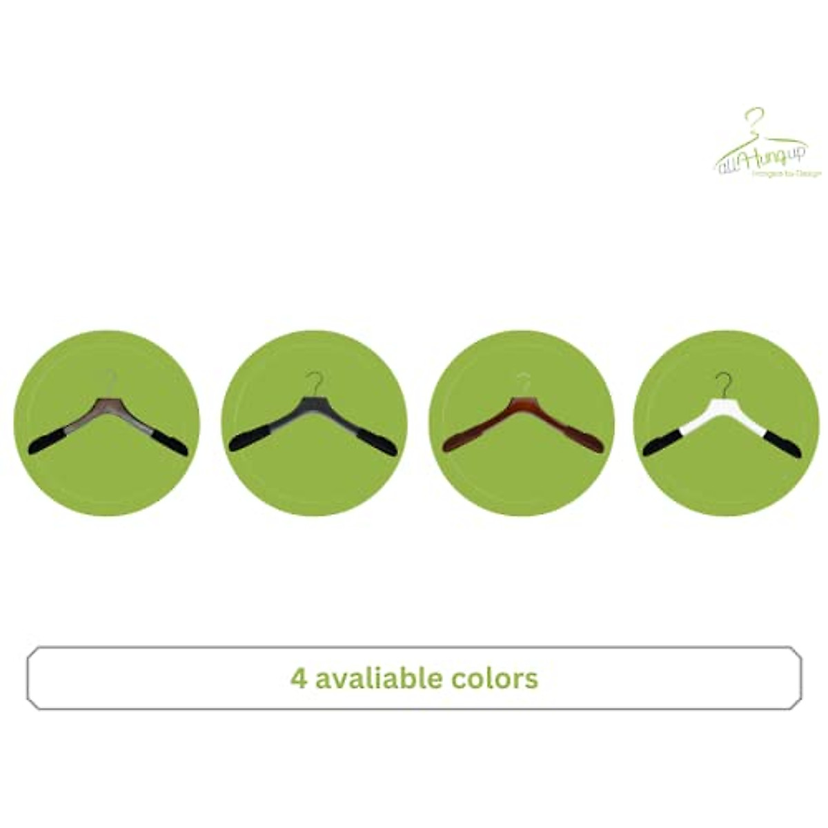 Premiere Luxe Wood Hangers - Heavy Duty Premium Wood Hangers with Velvet Flocking for Coats, Suits, and Jackets - Non Slip, Slim and Space Saving Hanger (Black with Black Velvet, 6 Pack)