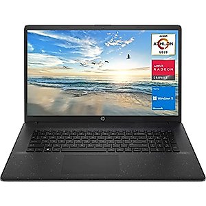HP 2022 Newest 17z Laptop, 17.3" HD+ Display, AMD Athlon Gold 3150U Processor, 32GB DDR4 RAM, 1TB PCIe SSD, Wi-Fi, Webcam, Bluetooth, HDMI, Windows 11 Home, Black