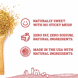 Hoosier Hill Farm Granulated Honey Crystals, 1.5LB (Pack of 1)