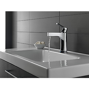 Delta Faucet 574T-DST, Chrome Zura Single Handle Centerset Lavatory Faucet with Touch2O.xt Technology