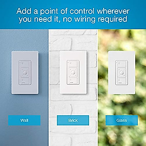 Lutron Pico Smart Remote Control for Caséta Smart Dimmer Switch | PJ2-3BRL-GWH-L01 | White
