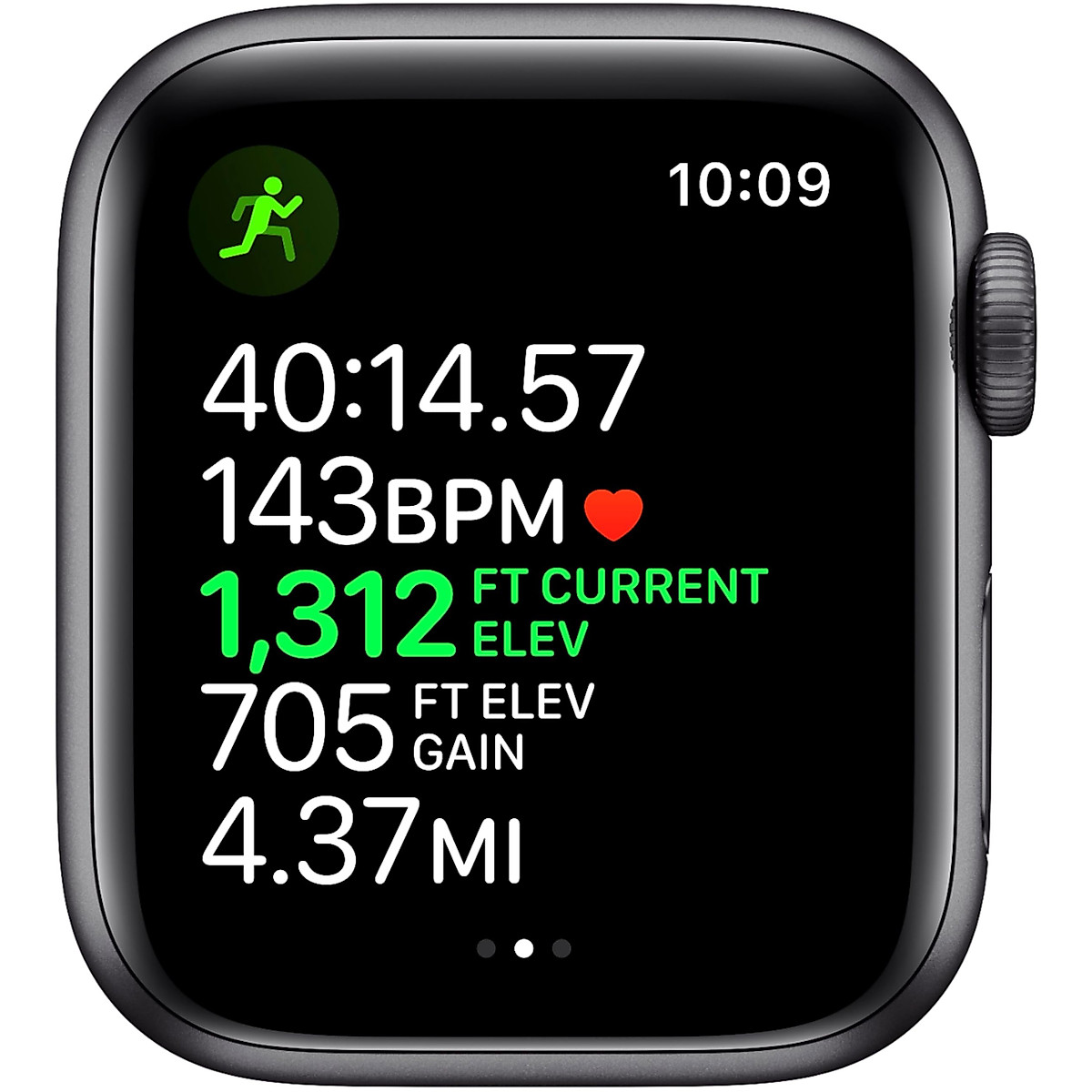 Apple Watch Nike Series 6 (GPS, 40MM) Space Gray Aluminum Case with Anthracite and Black Nike Sport Band (Renewed)