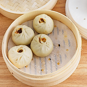 Multipurpose Silicone Liner for Steamer, Air Fryer, Pressure Cooker: Upgraded Reusable Air Fryer Liners, Silicone Baking Mat Steamer Liner, AirFryer Accessory Parchment Paper Replacement 6"-12"