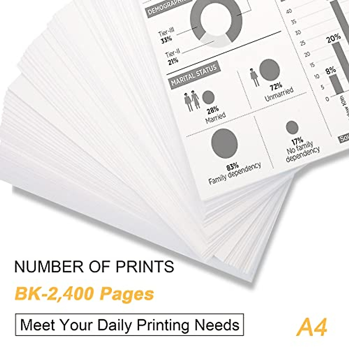 1PK Black Cartridge 137 Toner Cartridge Replacement for Canon 137 imageCLASS MF240 MF247 MF232w MF217w MF212w MF220 MF240 LBP151dw MF249dw MF236n MF212w Printers Toner.