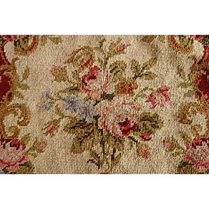 16" Home D�cor Pillow French Country Chic Shabby Handmade Needlepoint Pillow Cover