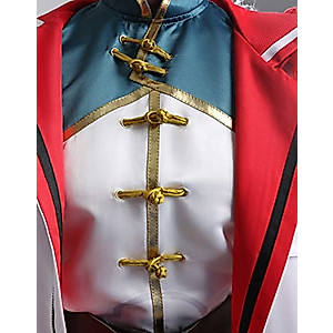 miccostumes Womens Game Sun Bin Cosplay Costume for Tiger New Year with Hat (Medium, Multicolored)