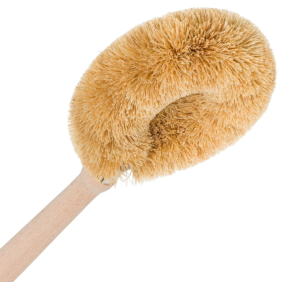 Redecker Coconut Fiber Dish Brush with Untreated Beechwood Handle, 11-Inches