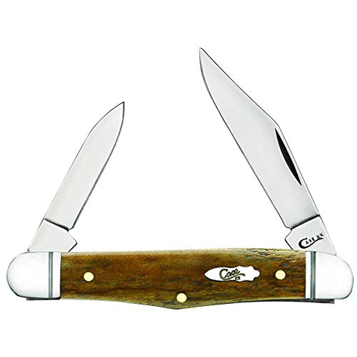 CASE XX WR Pocket Knife Smooth Antique Bone Half Whittler Item #58189 - (6208 SS) - Length Closed: 3 1/4 Inches