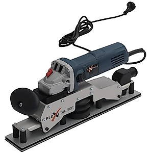 Electric flexible orbital sander Flexisander FS40070E 110 V, 15 3/4 x 2 3/4 in, sands curved surfaces, fastening system with dust extraction, vehicle body repairers, shipbuilders, composite, wood