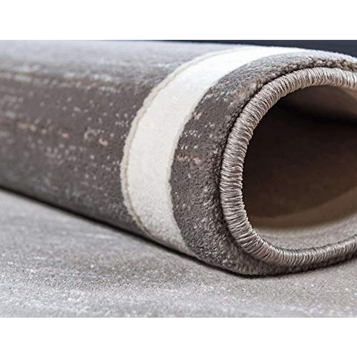 Unique Loom Uptown Collection by Jill Zarin Collection Greek Key Textured Modern Gray Runner Rug (2' 2 x 6' 0)