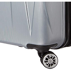 Samsonite Centric 2 Hardside Expandable Luggage with Spinners, Silver, Carry-On 20-Inch