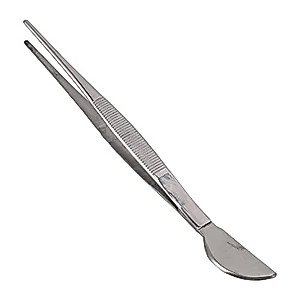 VINGVO Bonsai Tweezers, Edges Bonsai Tweezers Tool Ergonomic Handle Wear Resistant Rust Proof (Straight)