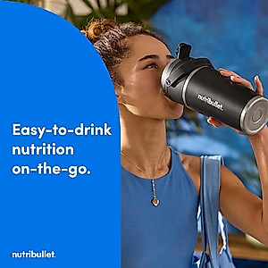 nutribullet Flip Portable Blender with Tritan Cup, Black, NBPB10350