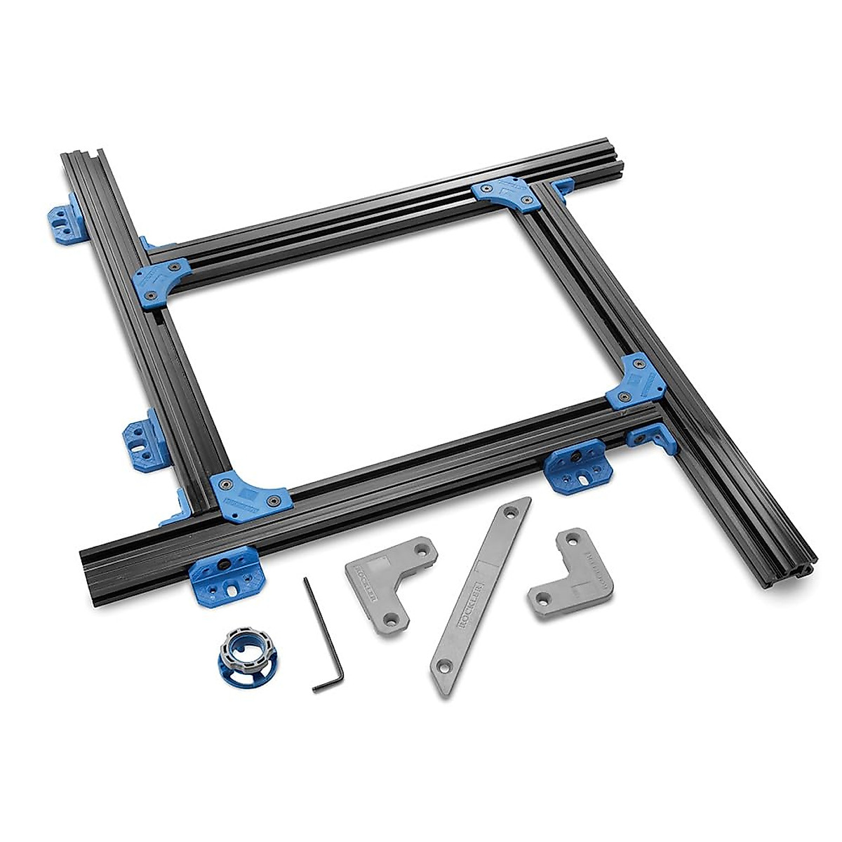 Juice Groove Router Jig for Cutting Board Up to 18” x 18” - Adjustable Juice Groove Jig w/Corner Radius Guides - Versatile Variable Router Jig - Easy-to-Use Router Guide for Perfect Grooves