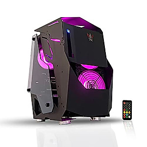Alarco Gaming PC Desktop Computer Intel i5 3.10GHz,8GB Ram,512 GB SSD,Windows 10 pro,WiFi Ready,Video Card Nvidia GTX 650 1GB, 5 RGB Fans with Remote