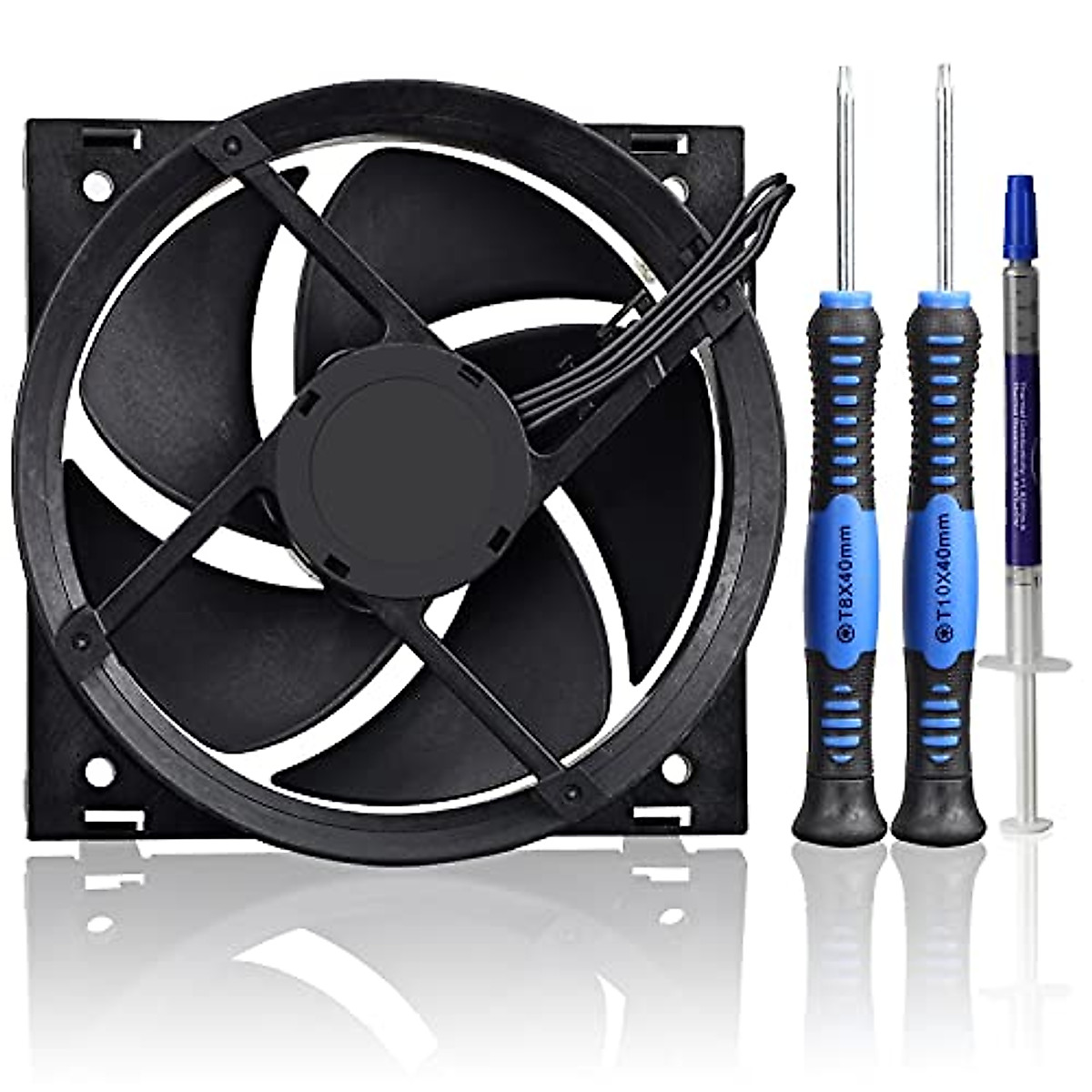 JOLANCO Replacement Internal Cooling Fan for Xbox One (with Opening Tool and Heatsink Paste)